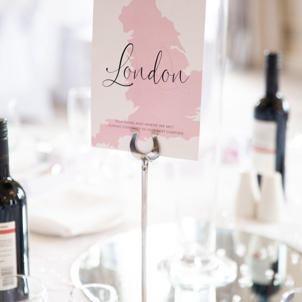 Travel Theme Wedding Table Names | Destination Table Numbers | Cropped ...