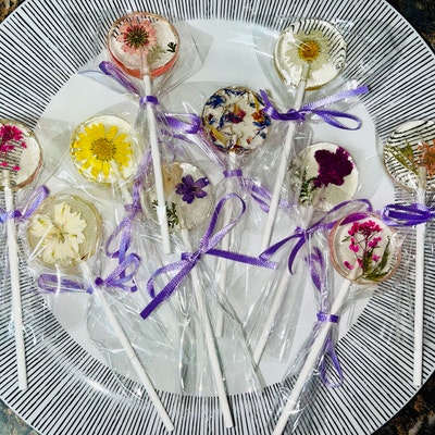 Flower Lollipops - Etsy