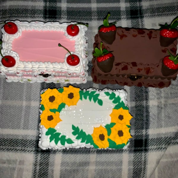 Vintage Cherry Fake Cake Boxes - Etsy