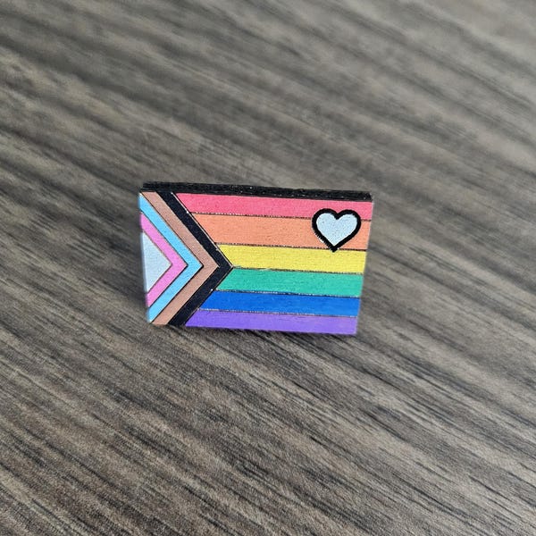 Pride Pin, Rainbow Pin, Subtle Pride, Bi Pride, Trans Pride, Gay Pride ...