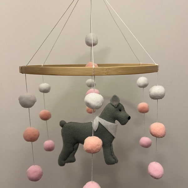 Dog Baby Mobile, Labrador Mobile Nursery, Golden Retriever Mobile, Baby ...