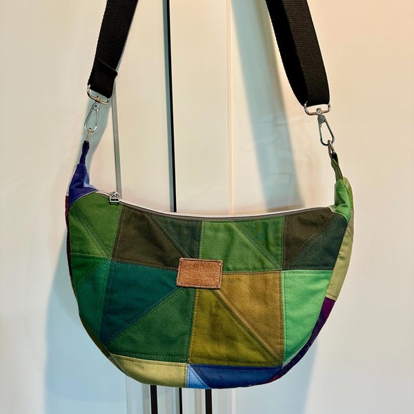 Crescent Bag PDF Sewing Pattern, Shoulder Bag, Easy Bag Pattern, 4 ...