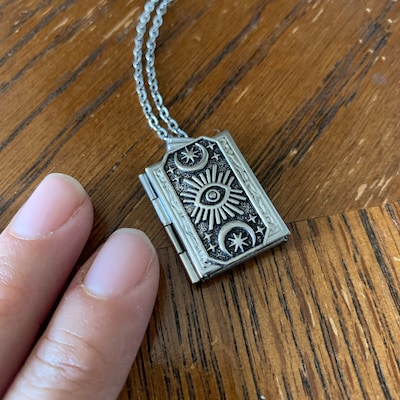 Sun and Moon Constellation Locket Necklace Great Gift Birthday ...