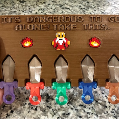 Legend of Zelda, Zelda Key Holder, Gift Ideas, Gaming Gadgets, 8bit ...