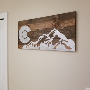 Colorado Wall Art. Colorado Wood Sign. Colorado Wedding Gift. Colorado ...