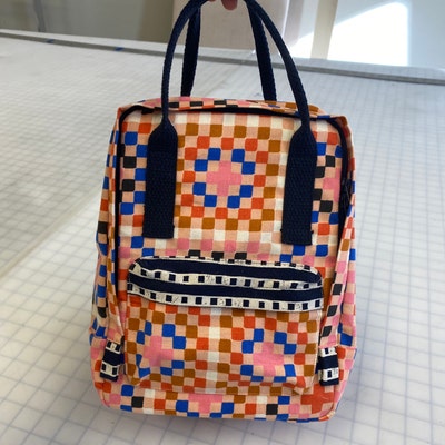 Mini Backpack Canvas Bag Sewing Pattern Bag PDF Pattern One Size - Etsy