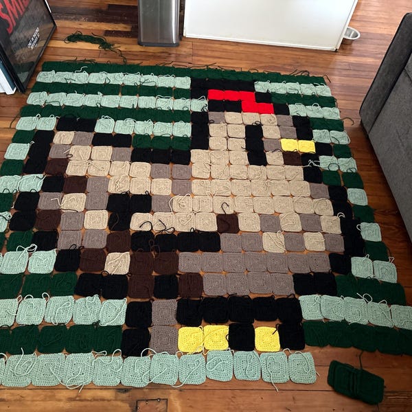 Stardew Valley 8 Bit Chicken Blanket **CROCHET PATTERN ONLY** - Etsy