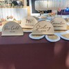 Wooden Buffet Food Name Sign, Food Table Tent Card, Food Tag, Cute ...