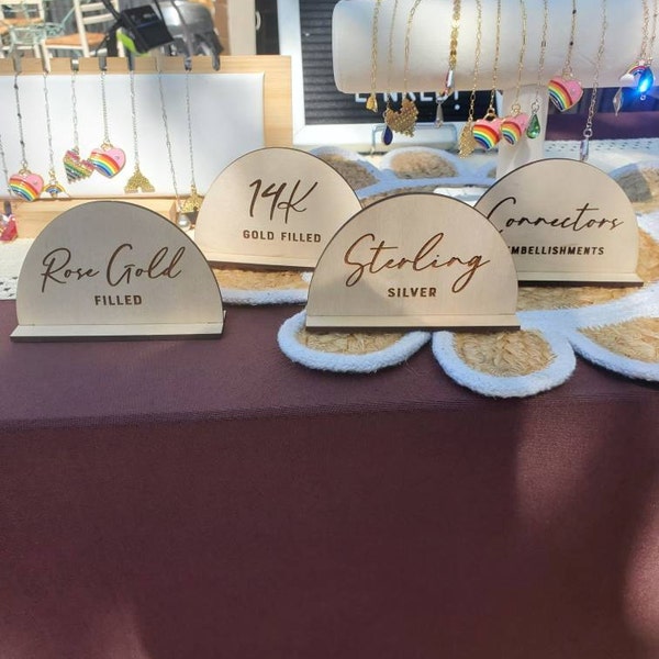 Wooden Buffet Food Name Sign, Food Table Tent Card, Food Tag, Cute ...