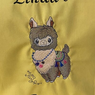 Alpaca Machine Embroidery Design for a Babies and Children of a Series ...