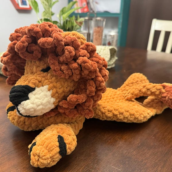 Sleepy Lion Rag Doll Crochet Pattern / Ragdoll / Zoo Animals / Safari ...