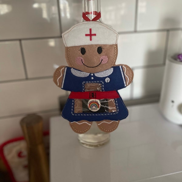 Nurse Treat Bag, NHS, Gift Bag, Secret Santa, Christmas Bag, Retirement ...