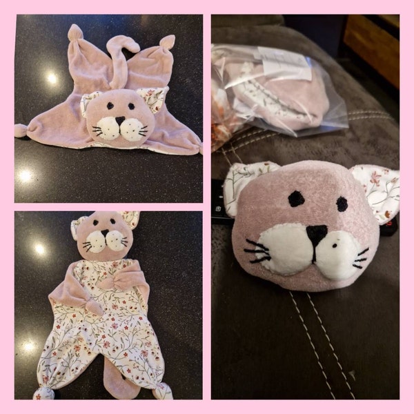 Baby Lovey Sewing Pattern, Cat Comforter Pattern, Cat Lovey Pattern ...