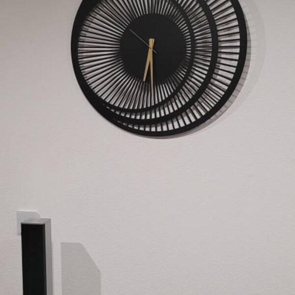 Unique Clock for Wall, Modern Wall Clock, Large Wall Clock, Trendy Wall ...