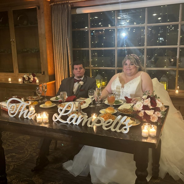 Self Standing Custom Signs Tabletop Wood Sign Home Decor Letters 4 to 8 ...