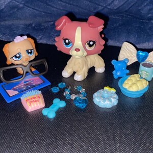 Littlest Pet Shop Rare Vintage LPS Collie Dogs Accessories Sets Lot YOU ...