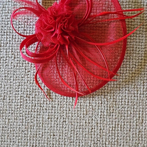 New Hot Pink Fascinator Hatinator With Band & Clip With More Colors ...