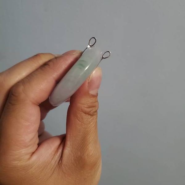 Sterling Silver Donut Bail, Donut Holder, Pi Stone Bail, Pendant Bail ...