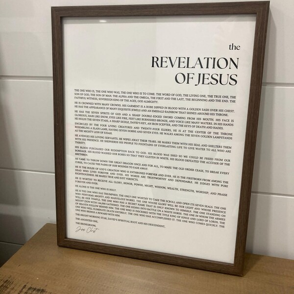 The Revelation of Jesus | Poem by Elliana Olivia | Digital Download ...