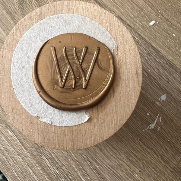 Custom Wax Stamps for Wedding Invitations, Custom Wedding Initials Wax ...