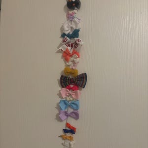 Checkered Flag Racing Ponytail Streamer you Choose Solid Bow Color ...