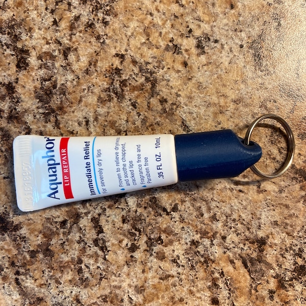 Aquaphor Keychain Cap (key Ring Included) - Chapstick Keychain Holder ...