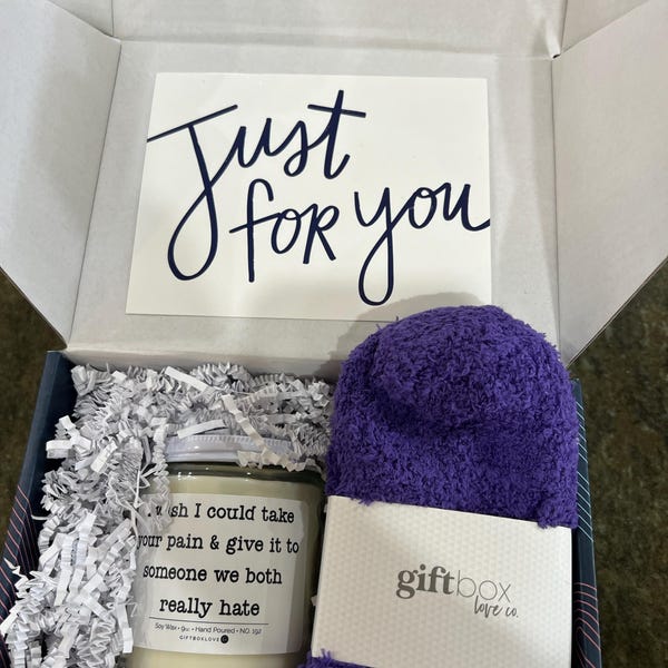 Congrats Gift, Congratulations Gift Box, Personalized Gift, Care ...