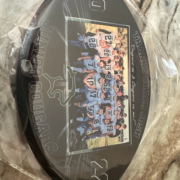 Personalized Football Shape Plaque. Makes for Great Team Gifts, Senior ...