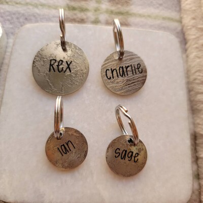Mini Pet ID Tag Extra Small Dog Tag Cat Tag Personalized - Etsy