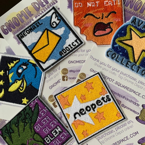 Neopets Default Neoboards Avatar Embroidered Patch - Etsy