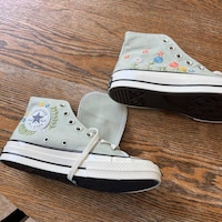 Custom Converse Embroidered Shoes Converse Chuck Taylor 1970s ...