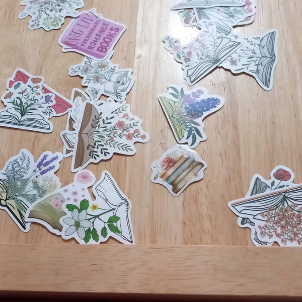 20 Insect Stickers. Clear Cello Bug Stickers,beetle Wildlife Pack for ...