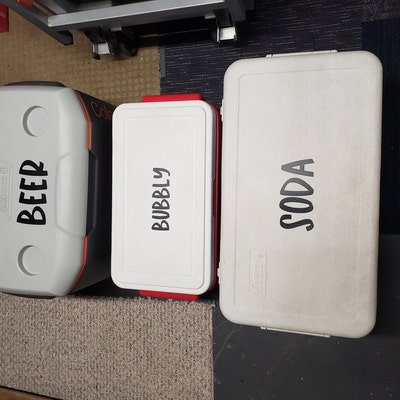 Custom Decal Name Tag for Your Cooler or TUMBLER Make Your Own ...