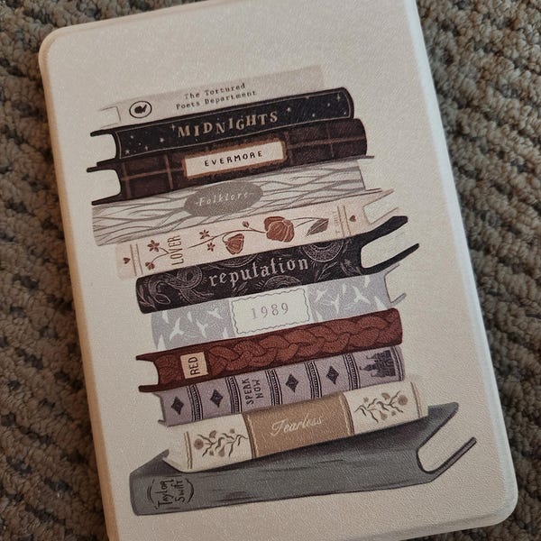 Retro Books Kindle Custom Case With Hand Strap for Paperwhite 1/2/4 ...