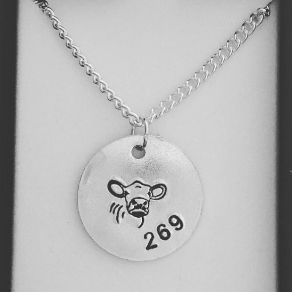 Vegan 269 Cow/calf Necklace - Etsy