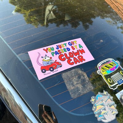 Funny Weird Gen Z Bumper Sticker, This Bumper Sticker's on the Front ...