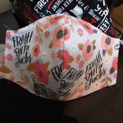 Swear Fabric Pretty Sweary Cuss Words Grey by Cynthiafrenette Cuss ...