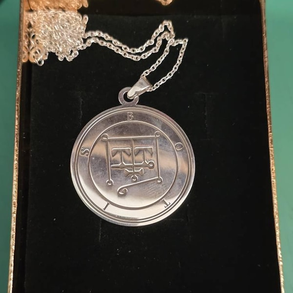 Valac Sigil Necklace – Serpent Spirit Amulet – Occult Knowledge Pendant ...