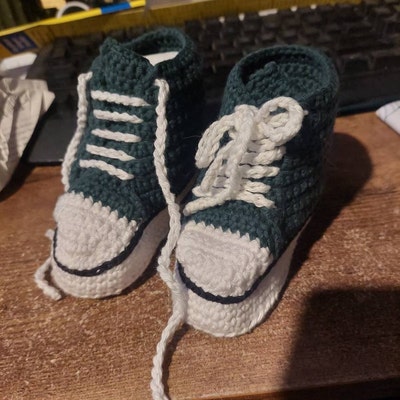 CROCHET PATTERN old Skool Kicks Crochet Pattern for Girls Hi Top ...