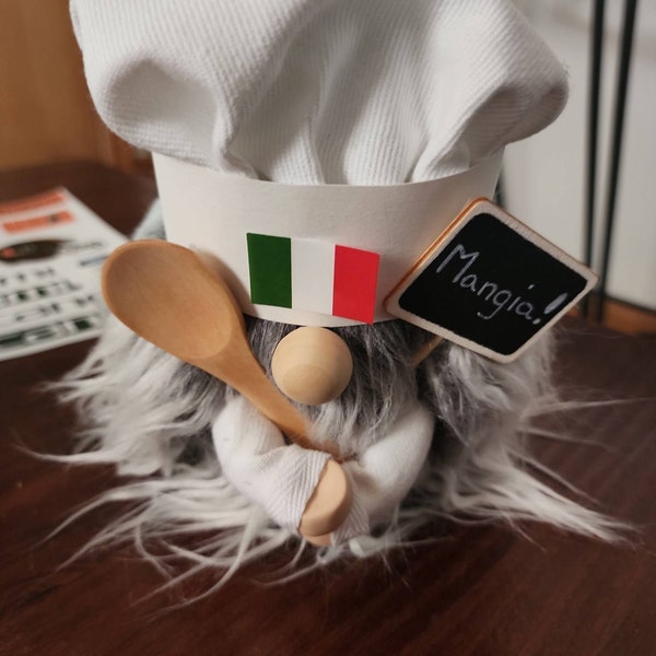 Vincenzo Italian Chef Gnome BEST SELLER! - Etsy