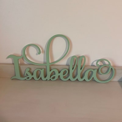 Large Wooden Name Sign Ava Custom Name Sign Nursery Decor Wooden Wall ...