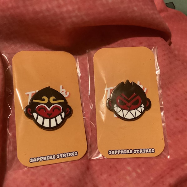 LMK: Sun Wukong and Macaque Logo | Enamel Pin - Etsy