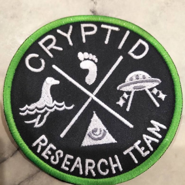 Cryptid Research Team Patch - Etsy
