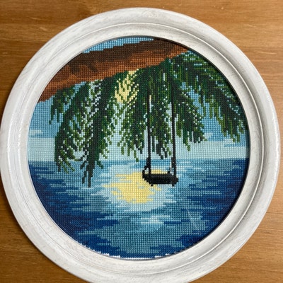 Wooden Round Frame, White Round Frame, Round Picture Frame, Round Frame ...