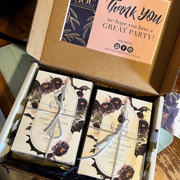 Halloween Baby Shower Invitation, A Baby is Brewing Baby Shower Invite ...