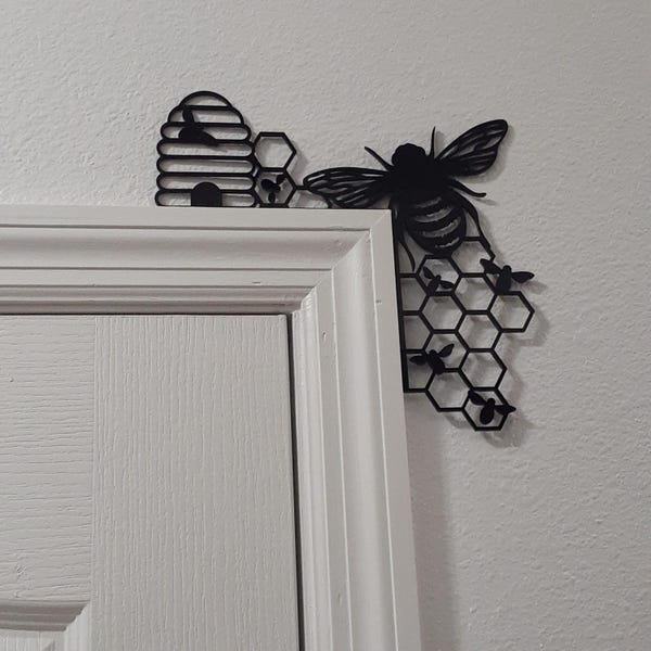 Bee Door Decoration (new Acrylic Material) - Etsy