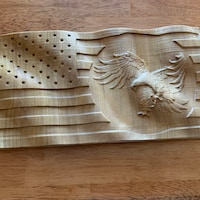 CNC Stl 3D Waving American Flag. Beautiful Highly Detailed - Etsy Canada