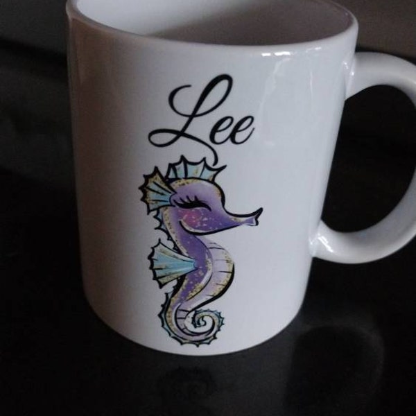 Mermaid Mug, Mermaid Coffee Cup, Personalized Mermaid Gift for Women ...