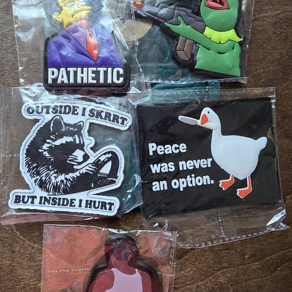 Suspicious Chicken Meme Funny PVC Morale Patch - Etsy