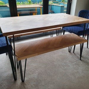 Solid Oak Floating Table Tensegrity - Etsy